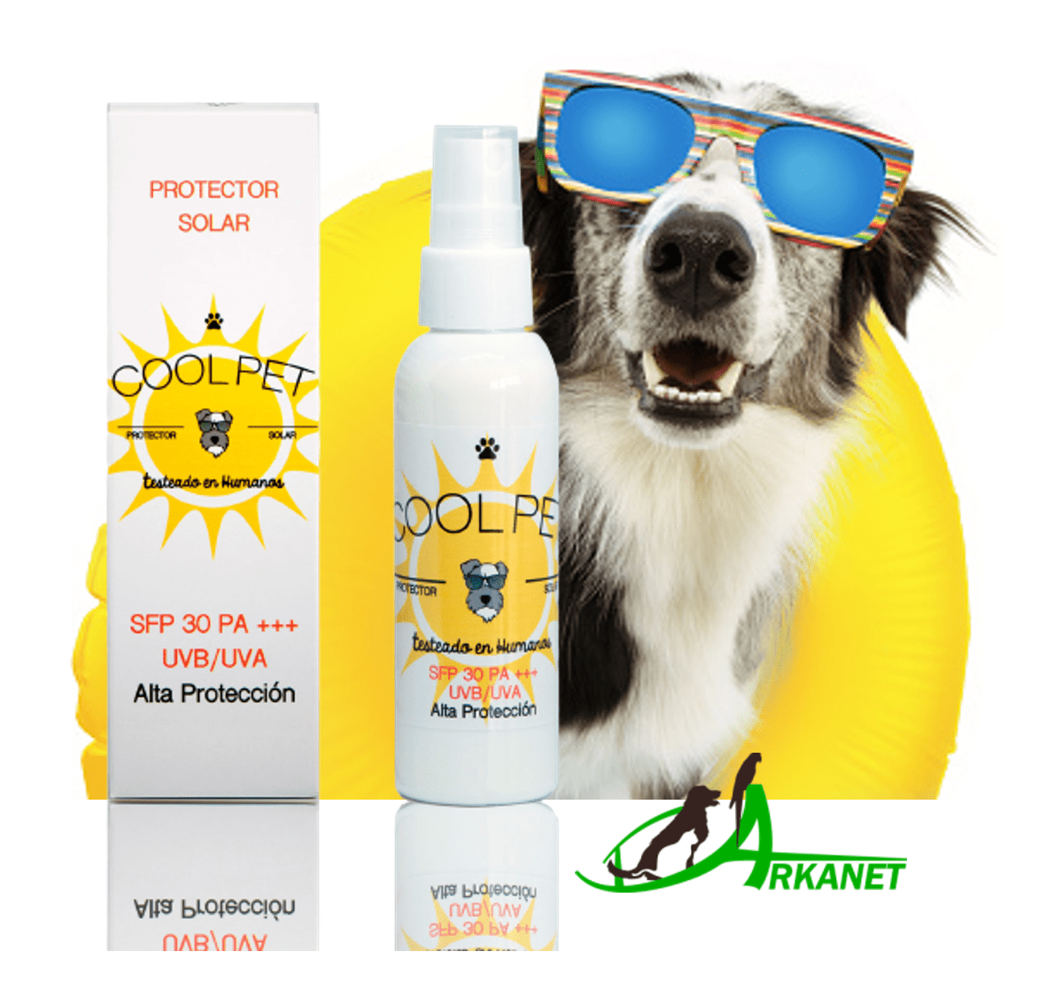 Coolpet Protector solar SFP 30 PA++ 60 ml | Farmacia Veterinaria Arkanet