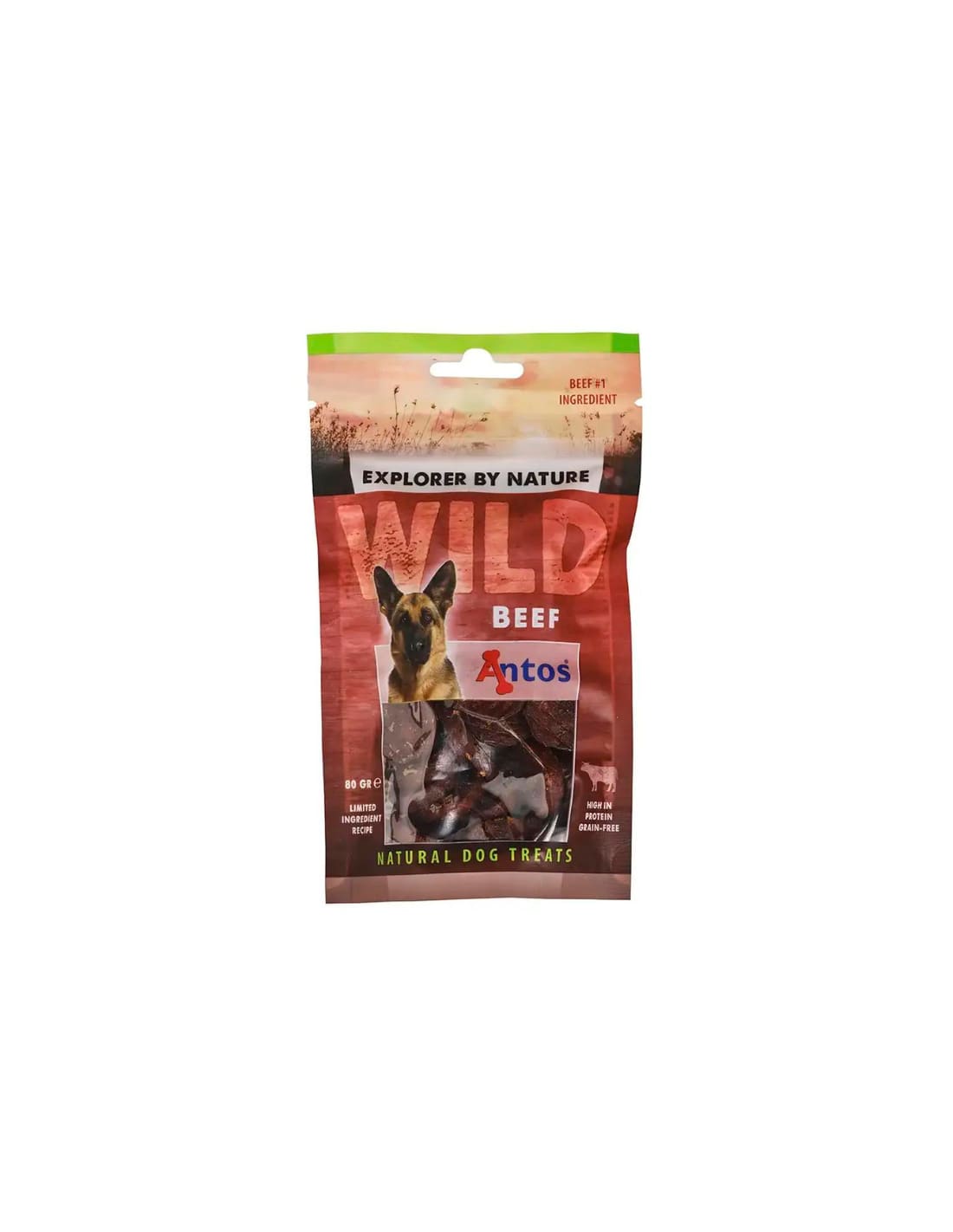 Antos Wild Beef Sachet sabor Carne de Res 80 gr | Farmacia Veterinaria ...
