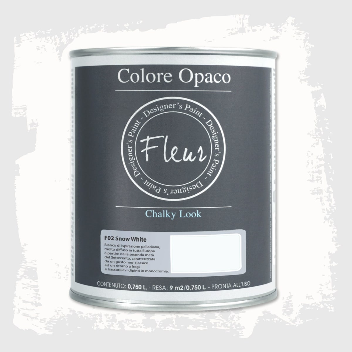 PINTURA CHALKY LOOK SNOW WHITE | Fleur Designer´s Paint