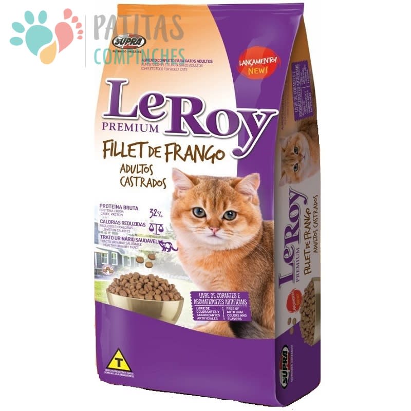 Leroy Cat Adult Pollo 10k. | PatitasCompinches.cl