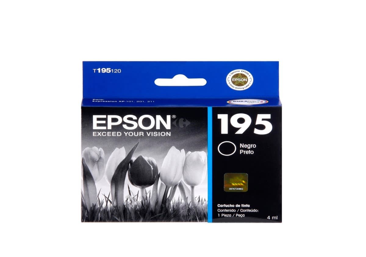 Tinta Epson 195 Negro | TECNO E-SIM | Tienda de Tecnología y Música