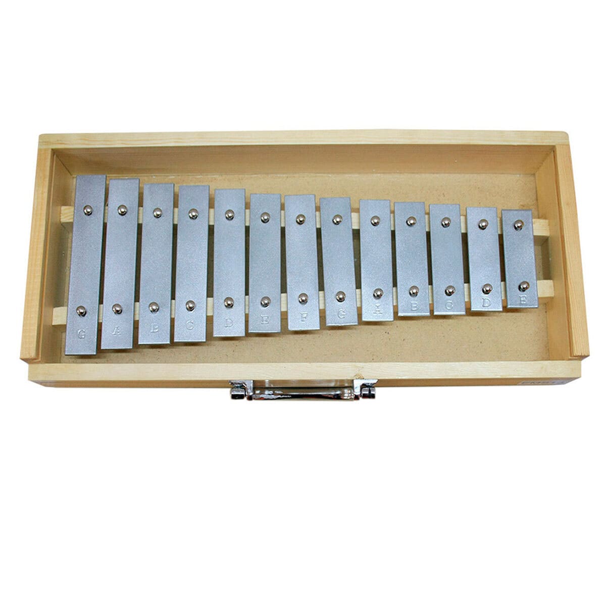 Metalófono 13 Notas Plateado | TECNO E-SIM | Tienda de Tecnología y Música