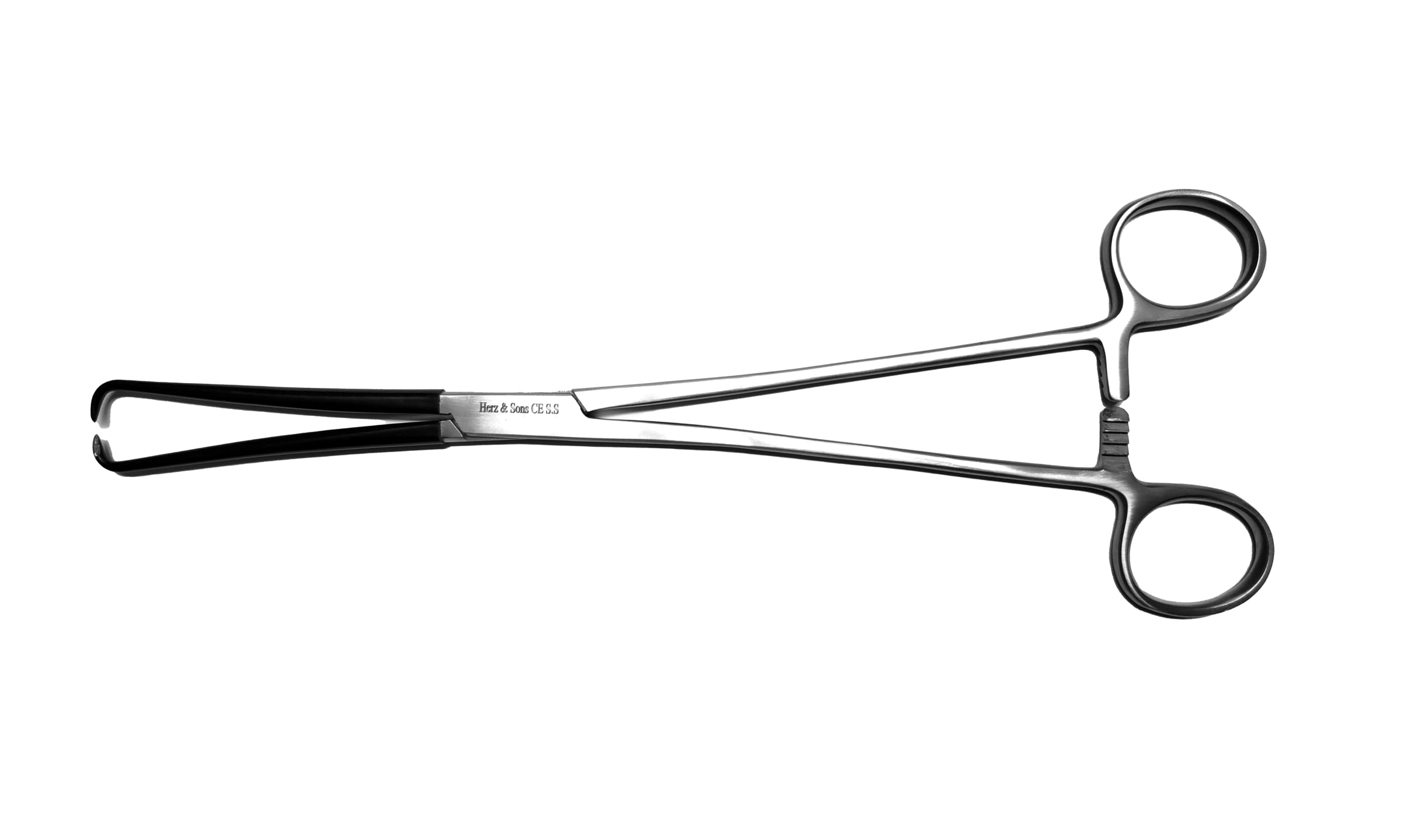 Pinza Pozzi para Cuello Uterino Recubierta 25 cm H&S | Importadora ...