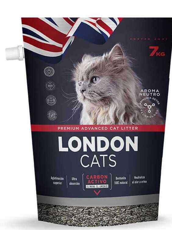London Cats Arena Sanitaria con Carbón Activado 7 Kg | Nubapets ...