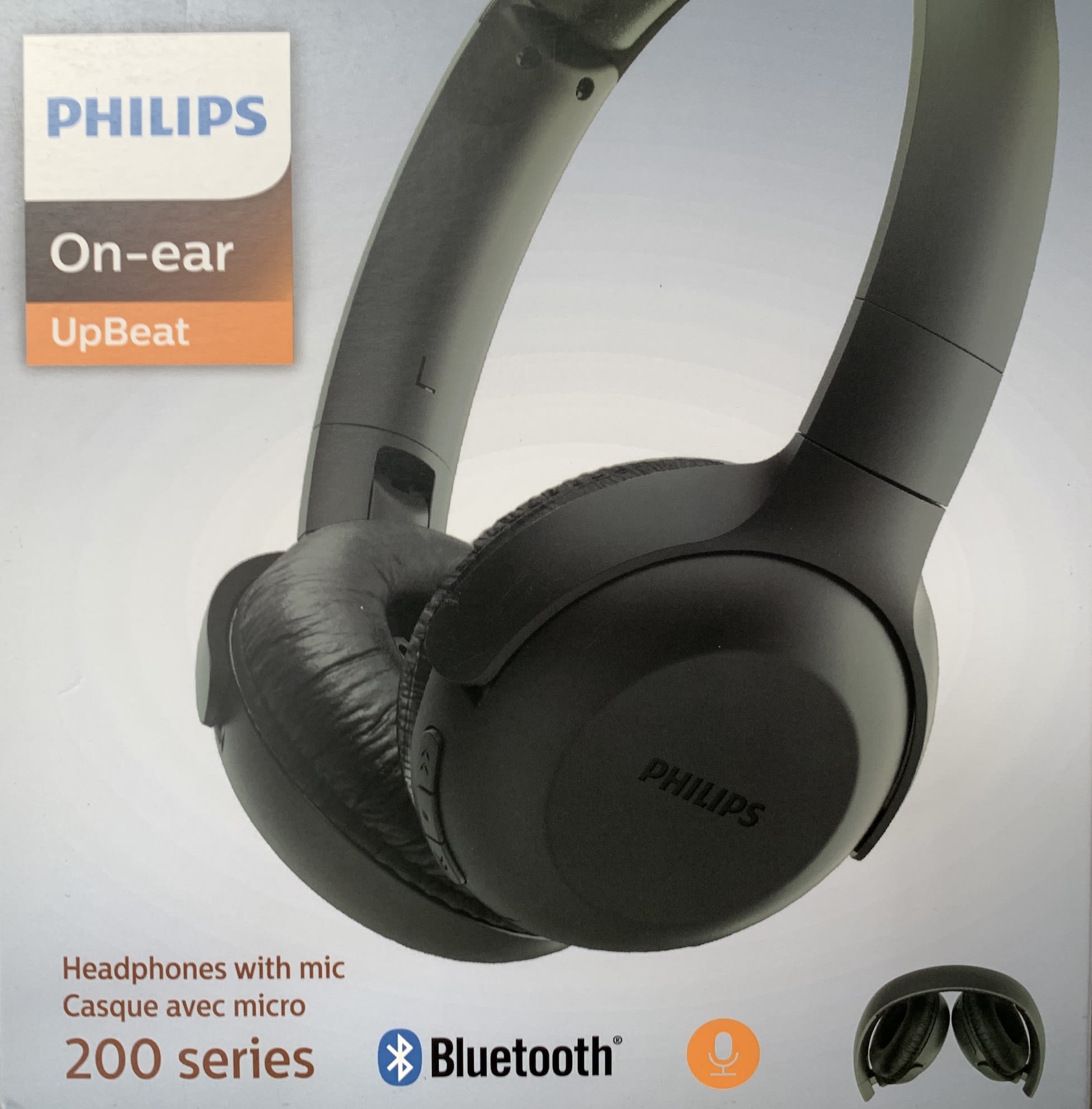 Audifonos Philips BT UH202 Negro | Casa de la Carcasa