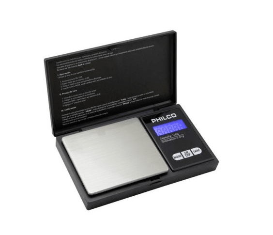 Pesa Gramera Digital Scale Philco Hasta 100 Gr | Casa de la Carcasa