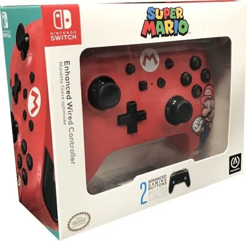 Joystick Nintendo Mario Bross Rojo | Casa de la Carcasa