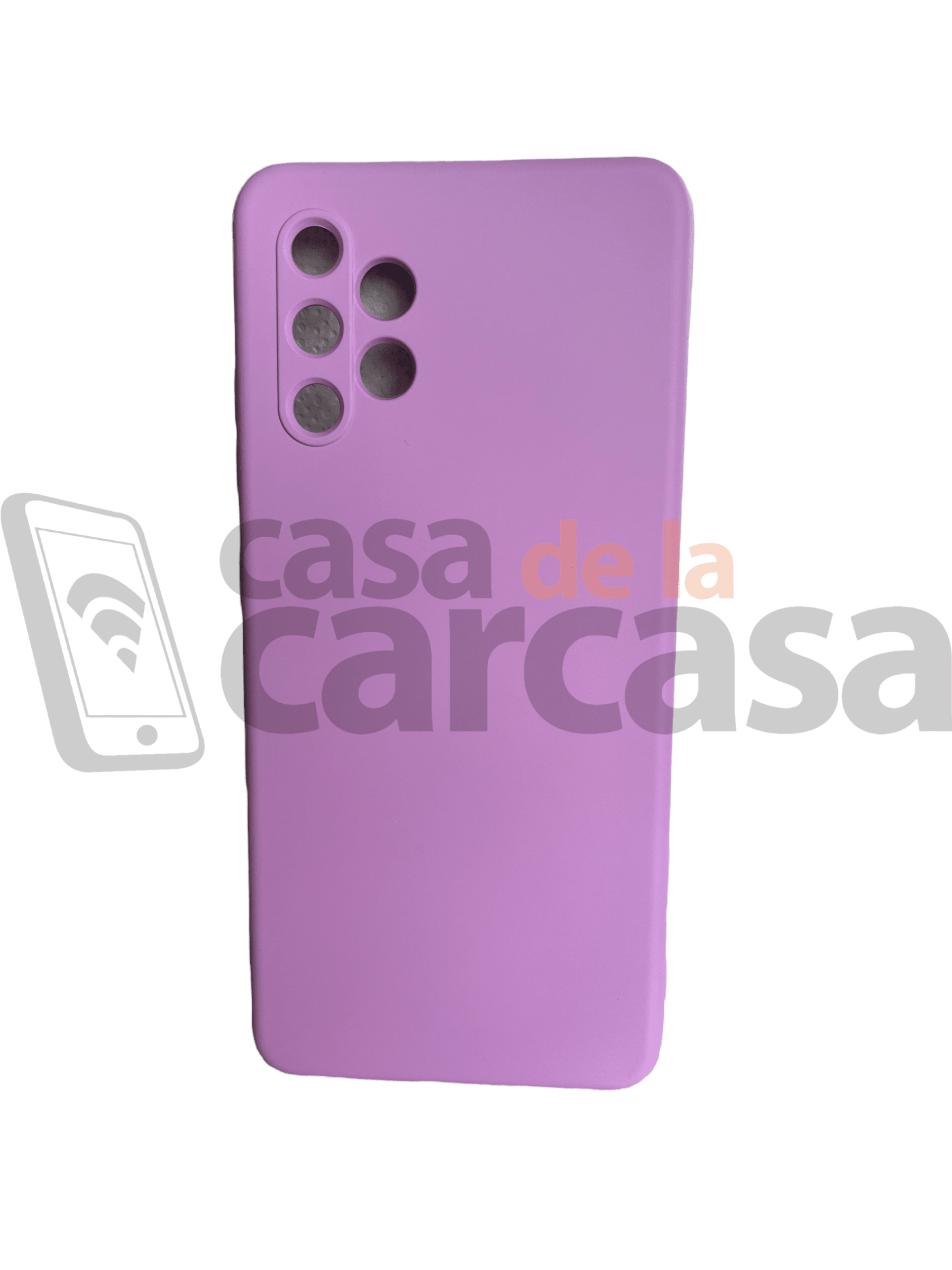 Carcasa A32 4G Silicona Morada | Casa de la Carcasa