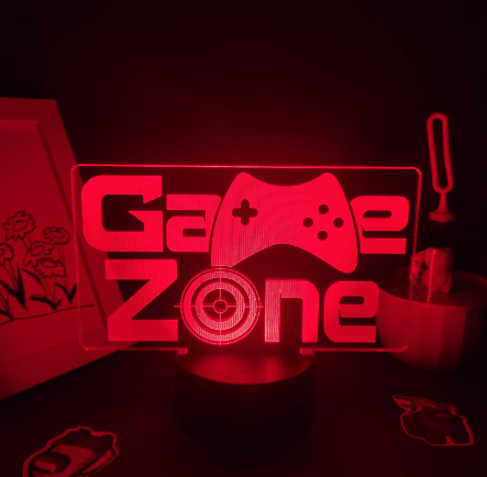Lampara LED RGB Game Zone | Casa de la Carcasa