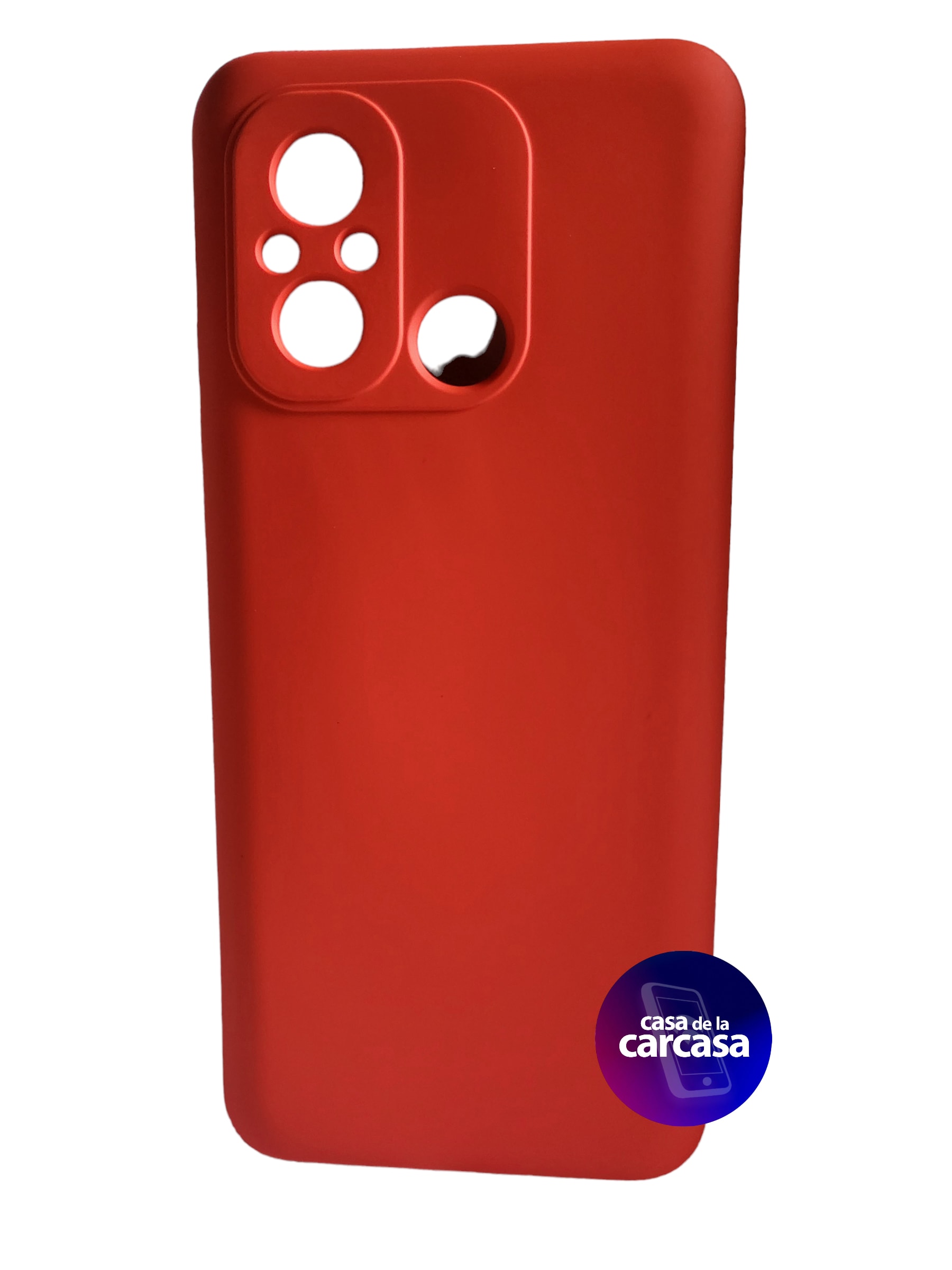 CARCASA REDMI 12C SILICONA ROJA | Casa de la Carcasa