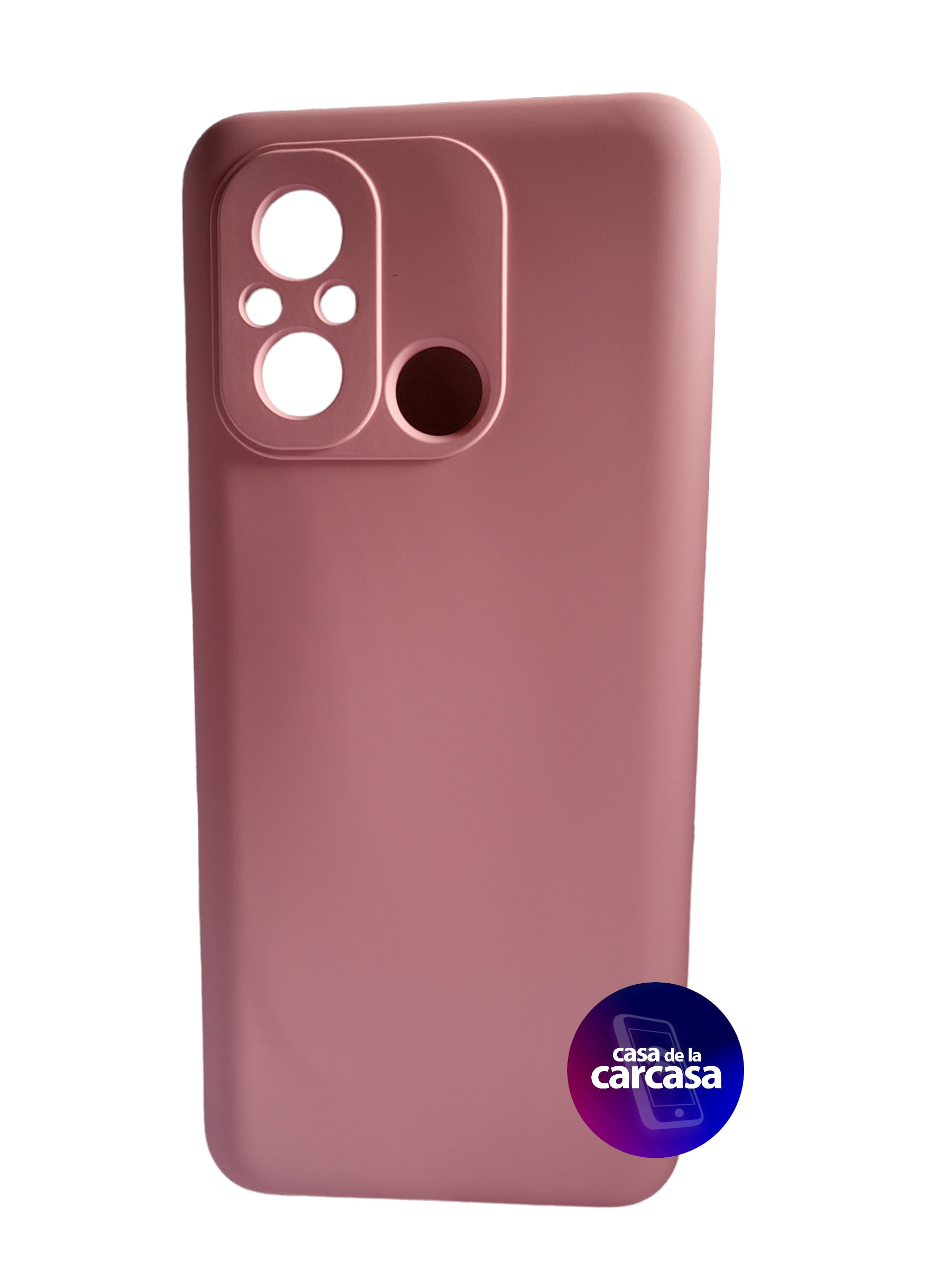 CARCASA REDMI 12C SILICONA ROSA | Casa de la Carcasa