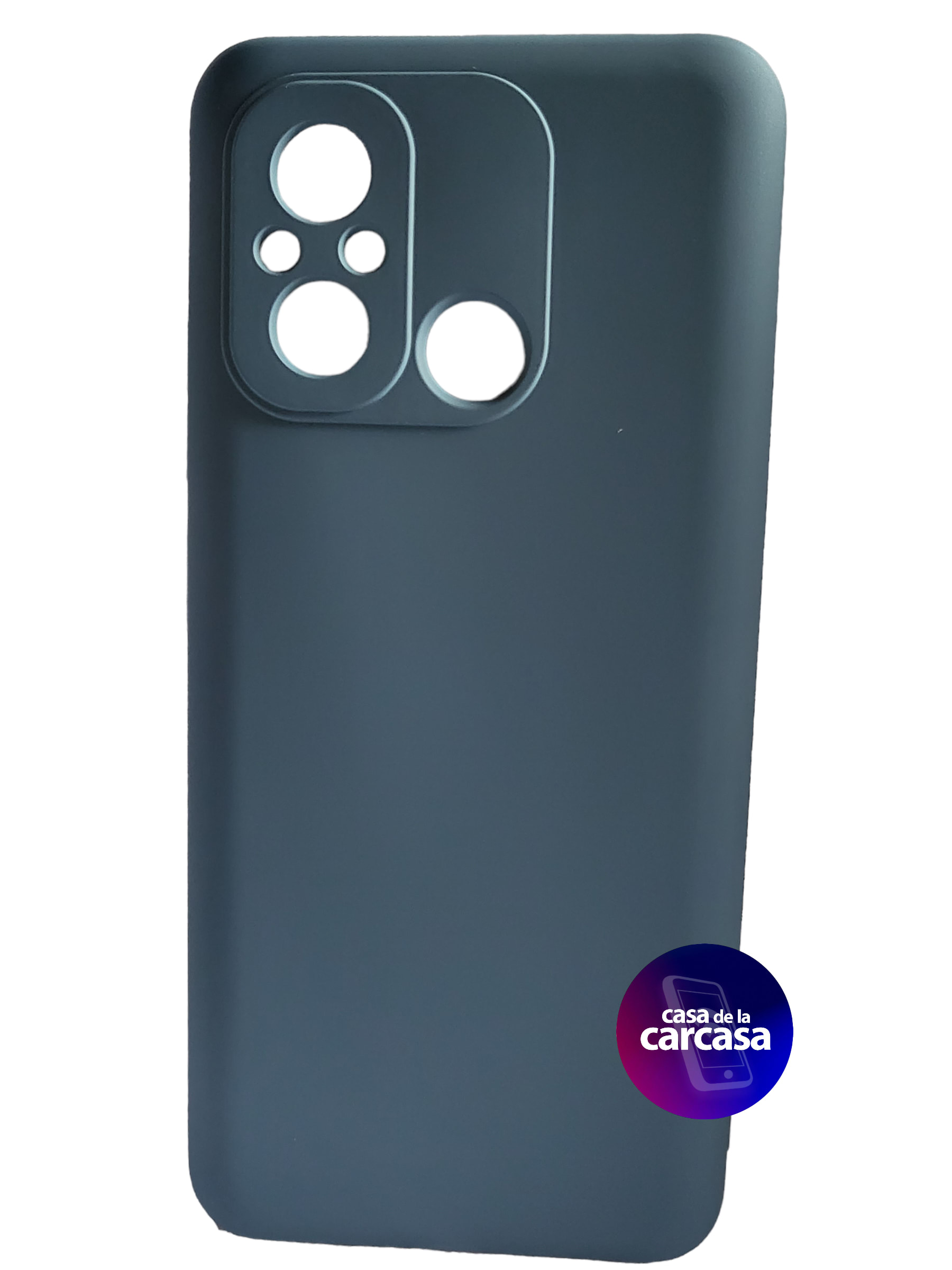 CARCASA REDMI 12C SILICONA AZUL | Casa de la Carcasa