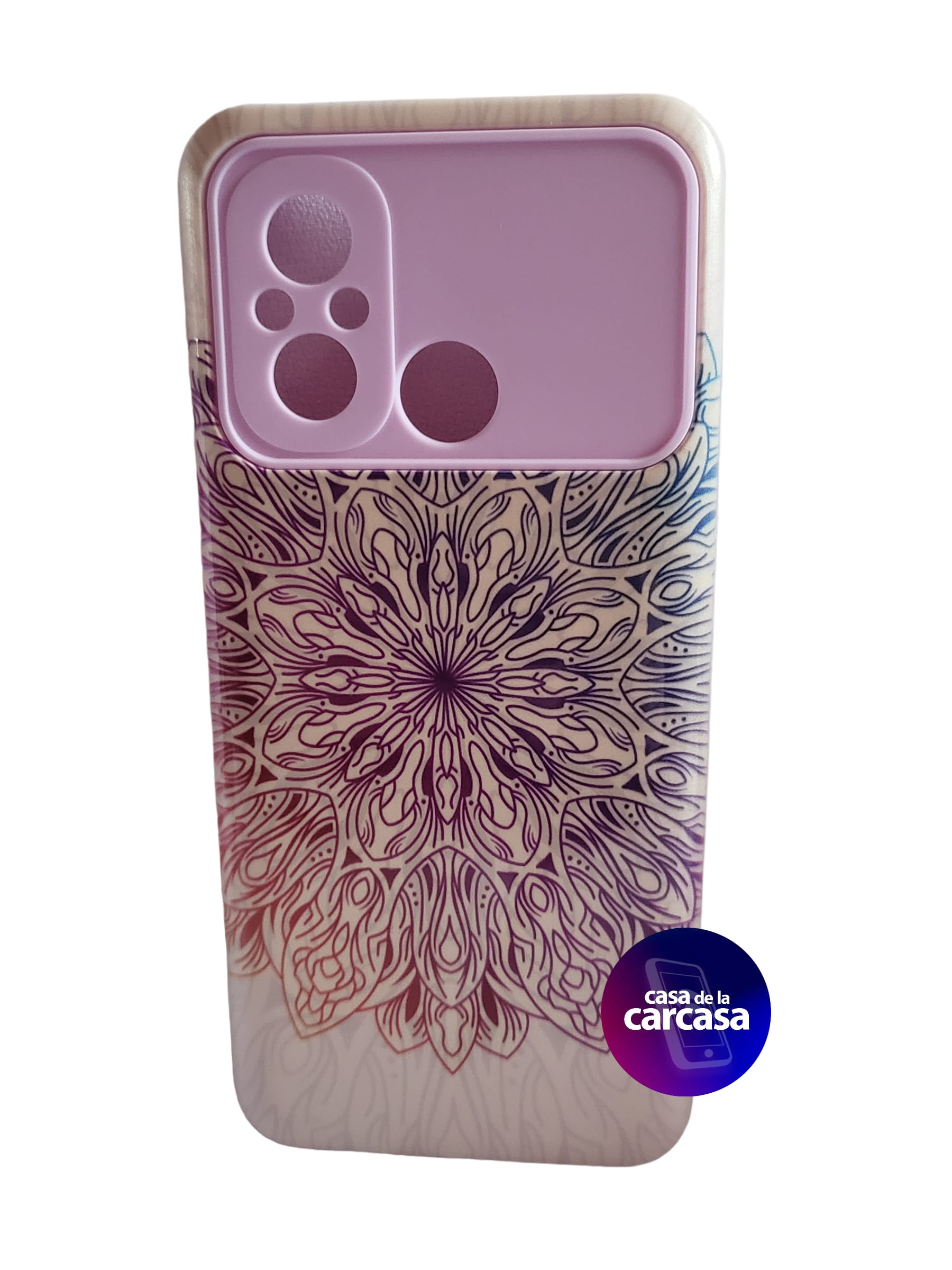 CARCASA REDMI 12C MANDALA BLANCA | Casa de la Carcasa