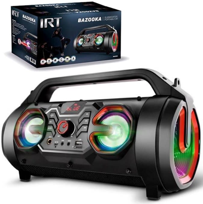 Bazooka Subwoofer Portable Bt Orange Irt | MELITRONICS Zona Gamer
