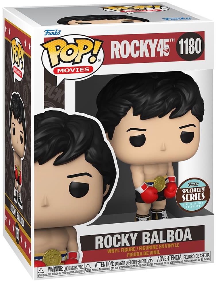 Funko Pop! Movies Rocky 45th Rocky Balboa (1180) | MELITRONICS Zona Gamer