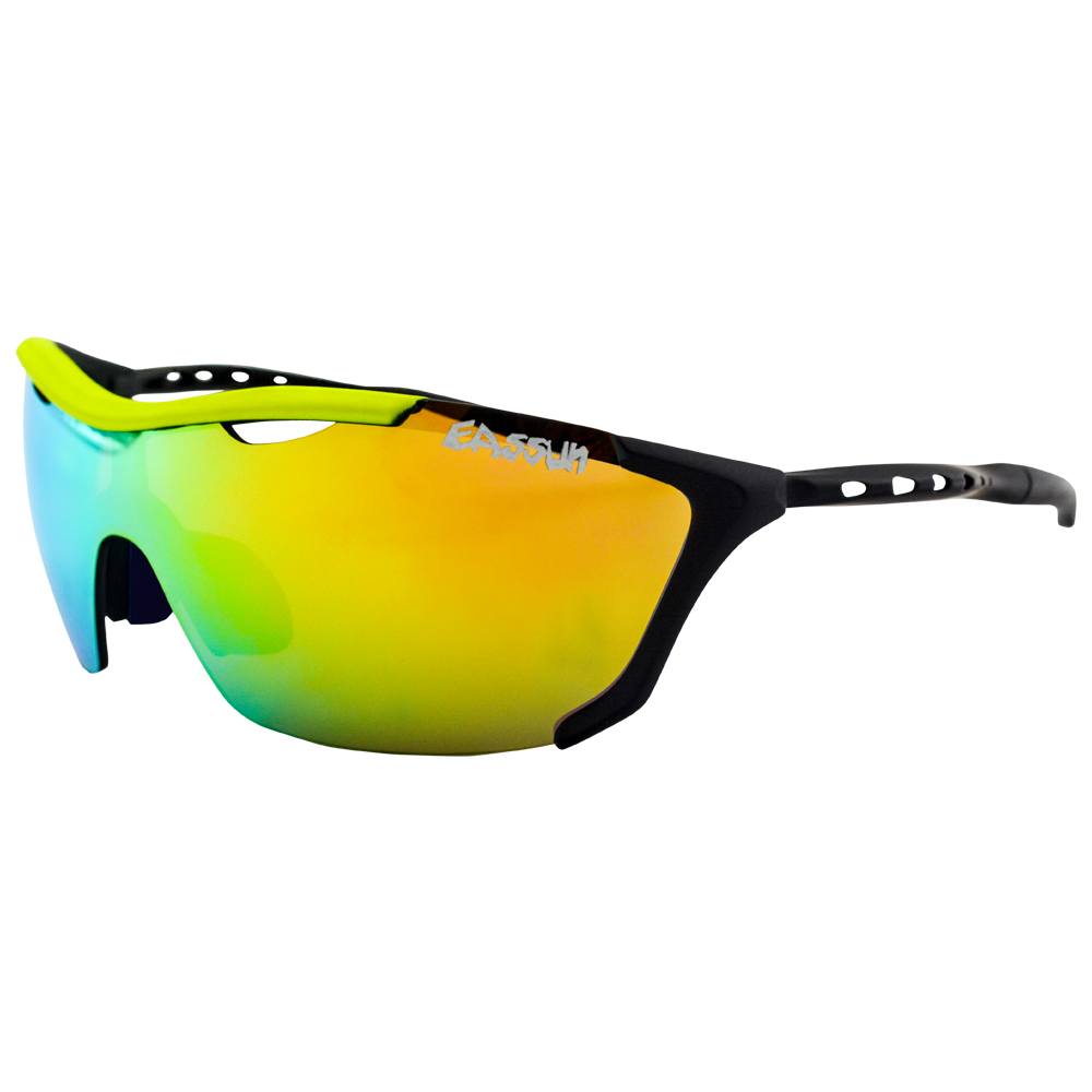 Lentes para Running y Ciclismo - EASSUN - RECORD - Marco Negro y ...