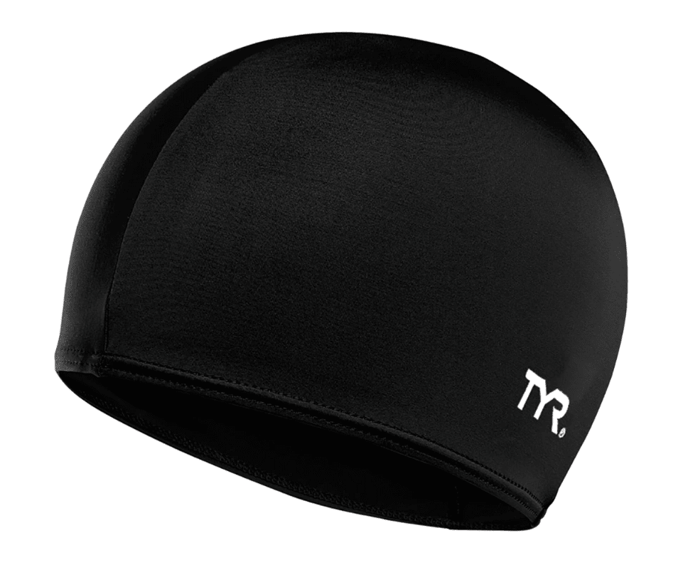TYR - Gorro de Natación para Adultos Lycra - Negro | Takano Store