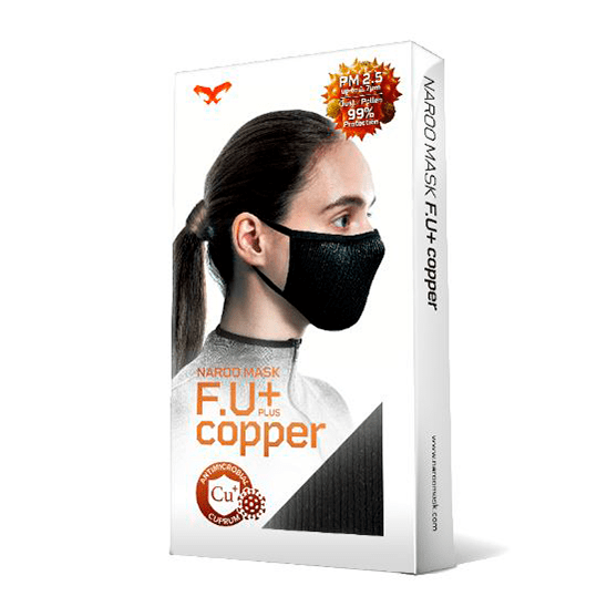 Naroo Mask - F.U+ Copper - Negro | Takano Store