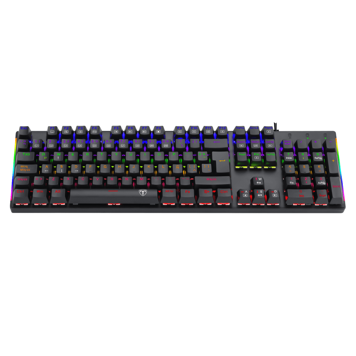 Teclado T-Dagger NAXOS Rainbow, Spanish | SSIMPORTS