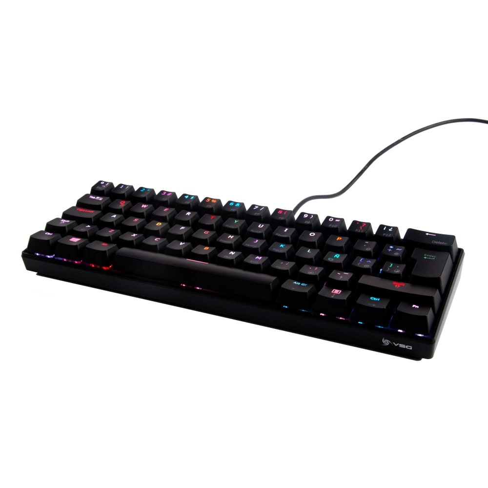 Teclado VSG MINTAKA BLACK RGB. Spanish | Periferia gamer