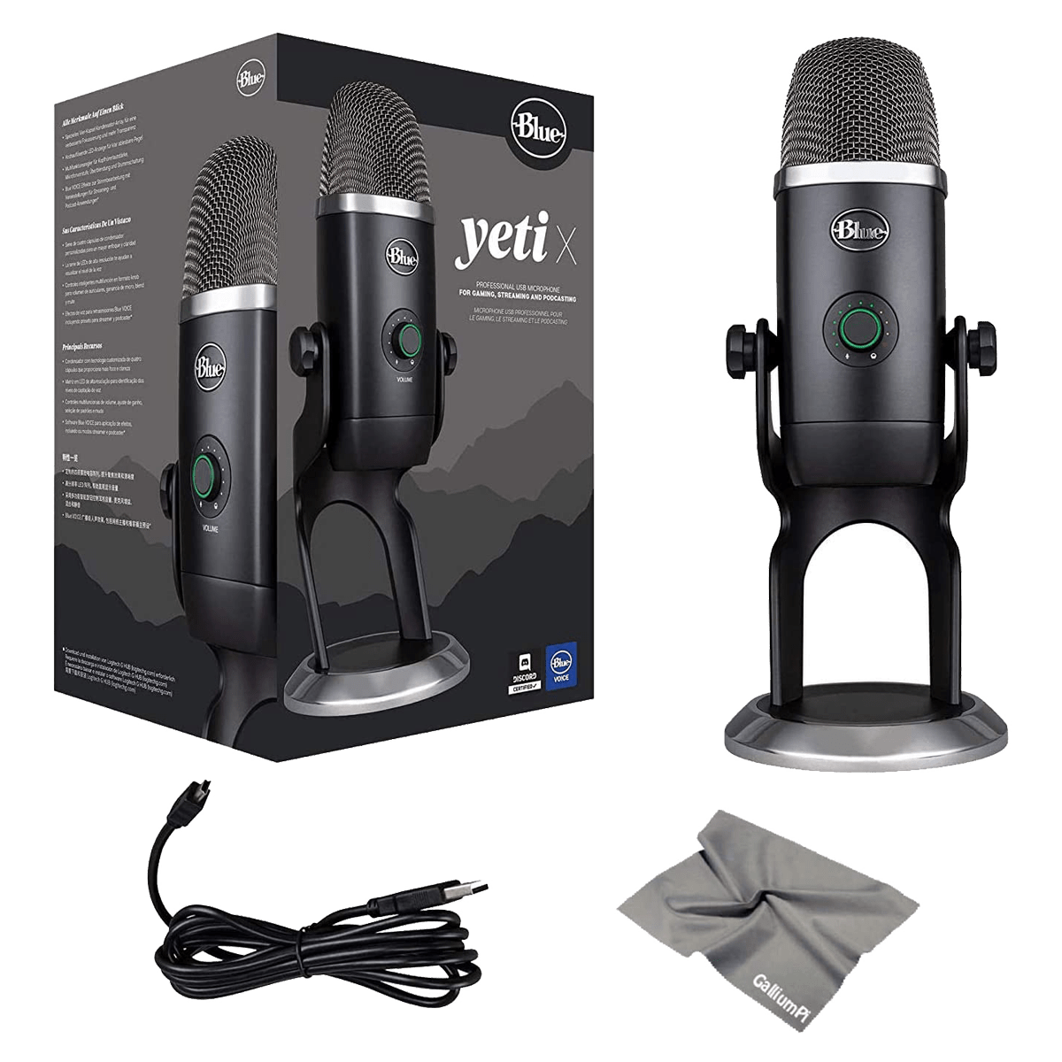 Micrófono Blue YETI X USB Cardioide | Periferia gamer