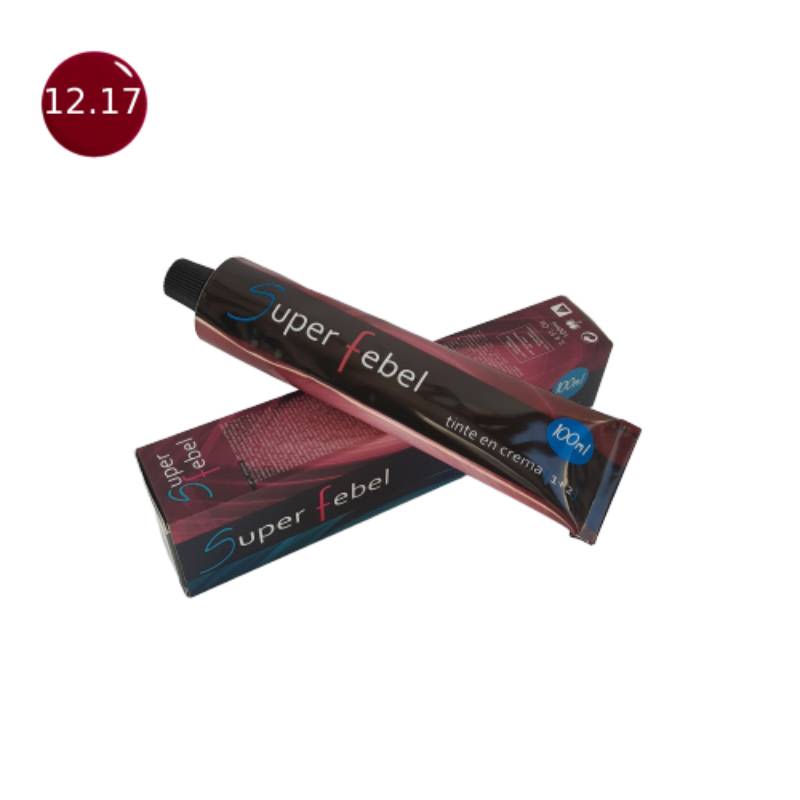 Tintura 12.17 Super Febel RUBIO ULTRA CLARO CENIZA AZULADO ...