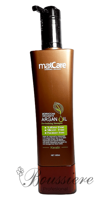 Shampoo MAXCARE 800ml Argán Oil | Distribuidora boussiere