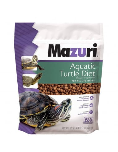 MAZURI alimento aquatic turtle diet (tortuga acuática) 340 gr | Arca de ...
