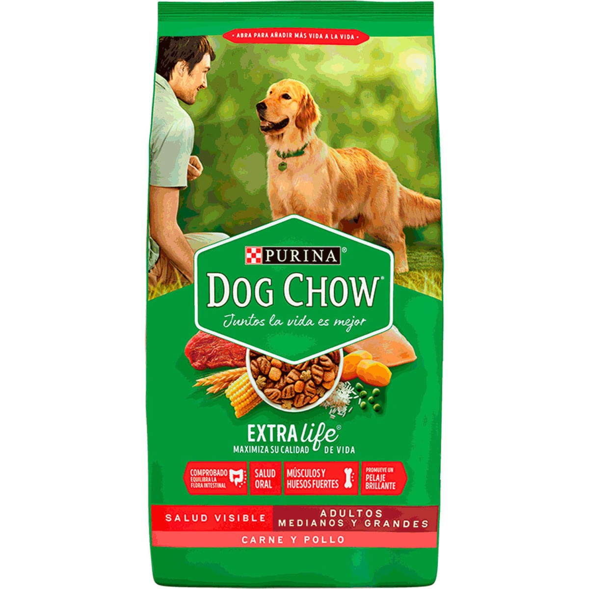 DOG CHOW ADULTO RAZA MEDIANA A GRANDE 18 kg | Arca de Noé | Tienda para ...