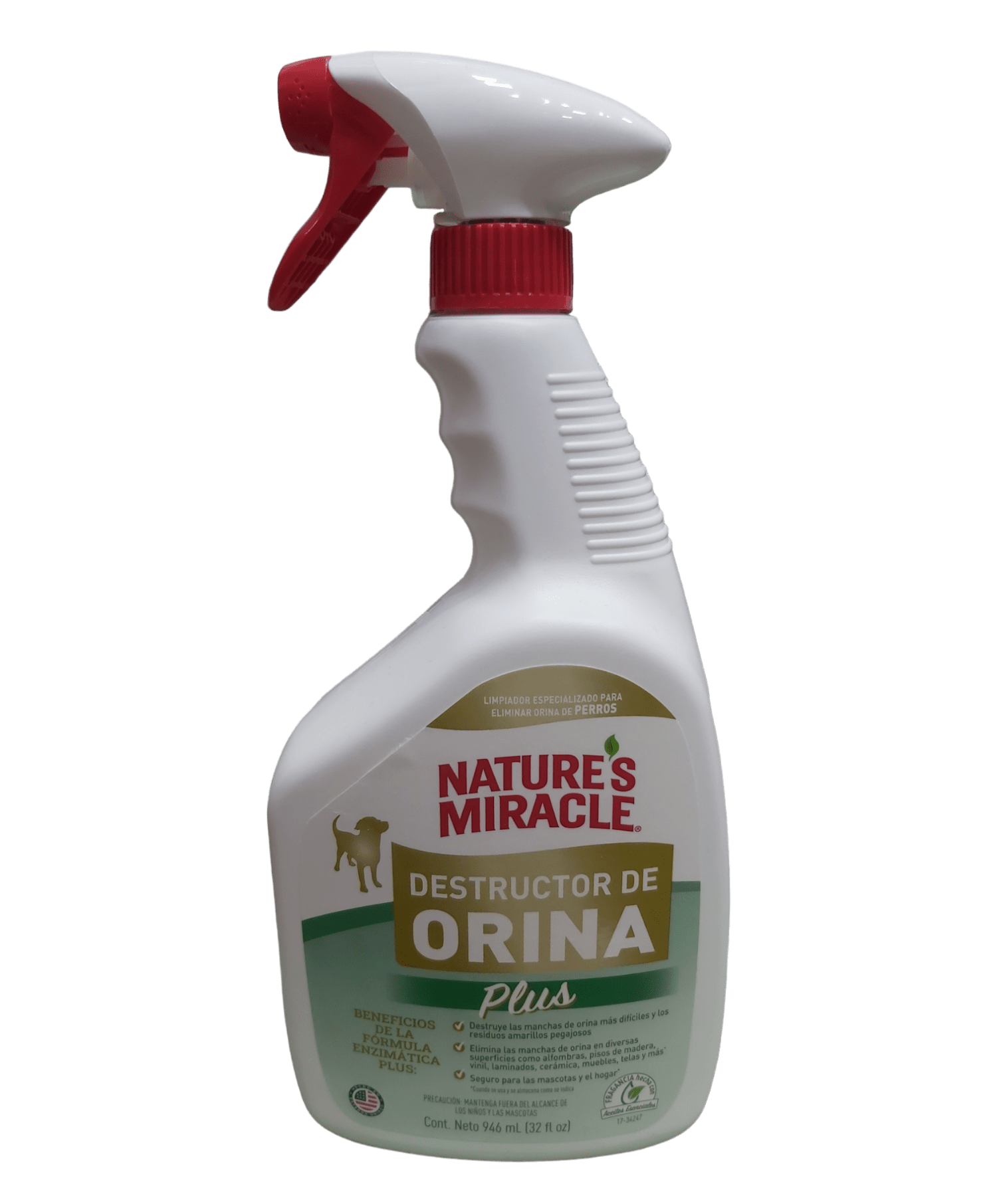 NATURES MIRACLE destructor de orina perro 946 ml. | Arca de Noé | Tienda para mascotas