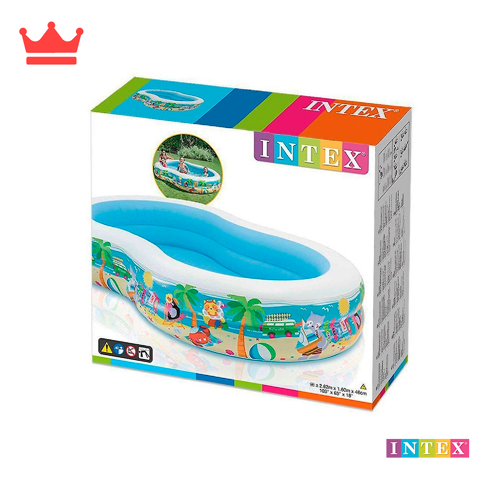 PISCINA INFLABLE VACACIONES EN LA PLAYA INTEX 56490NP | Centro Real ...