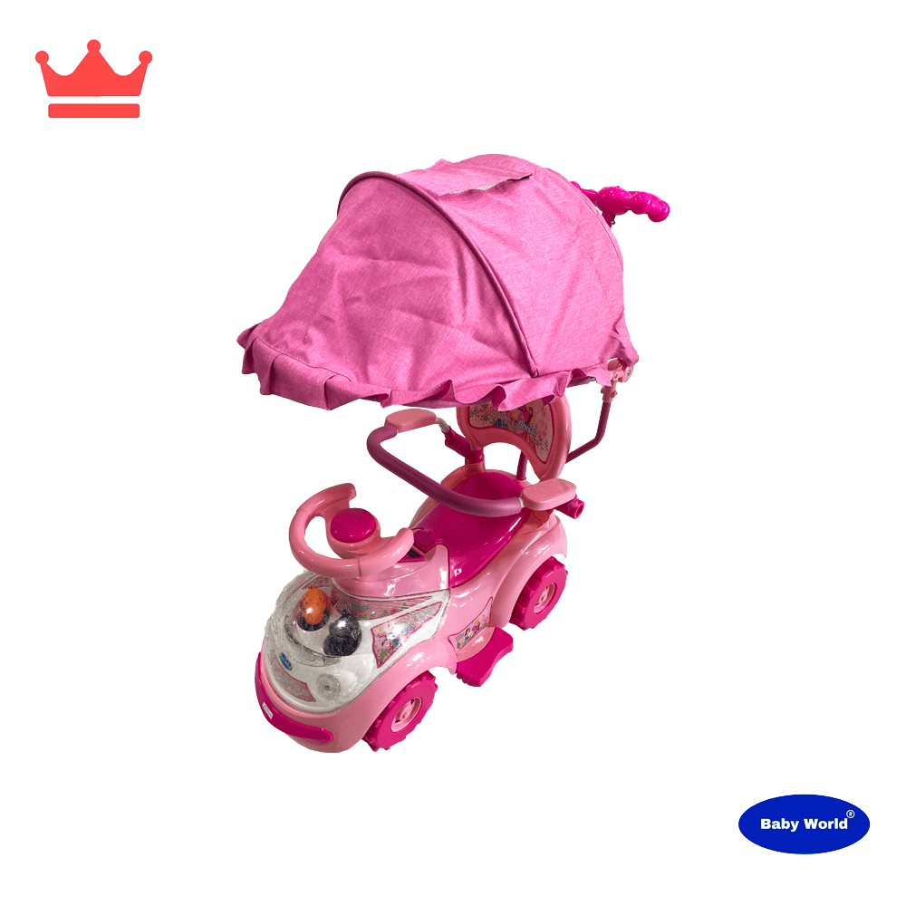 BUGGIE CARRITO DE ARRASTRE CON GUIADOR Y TAPASOL BABY WORLD BW-046B ...