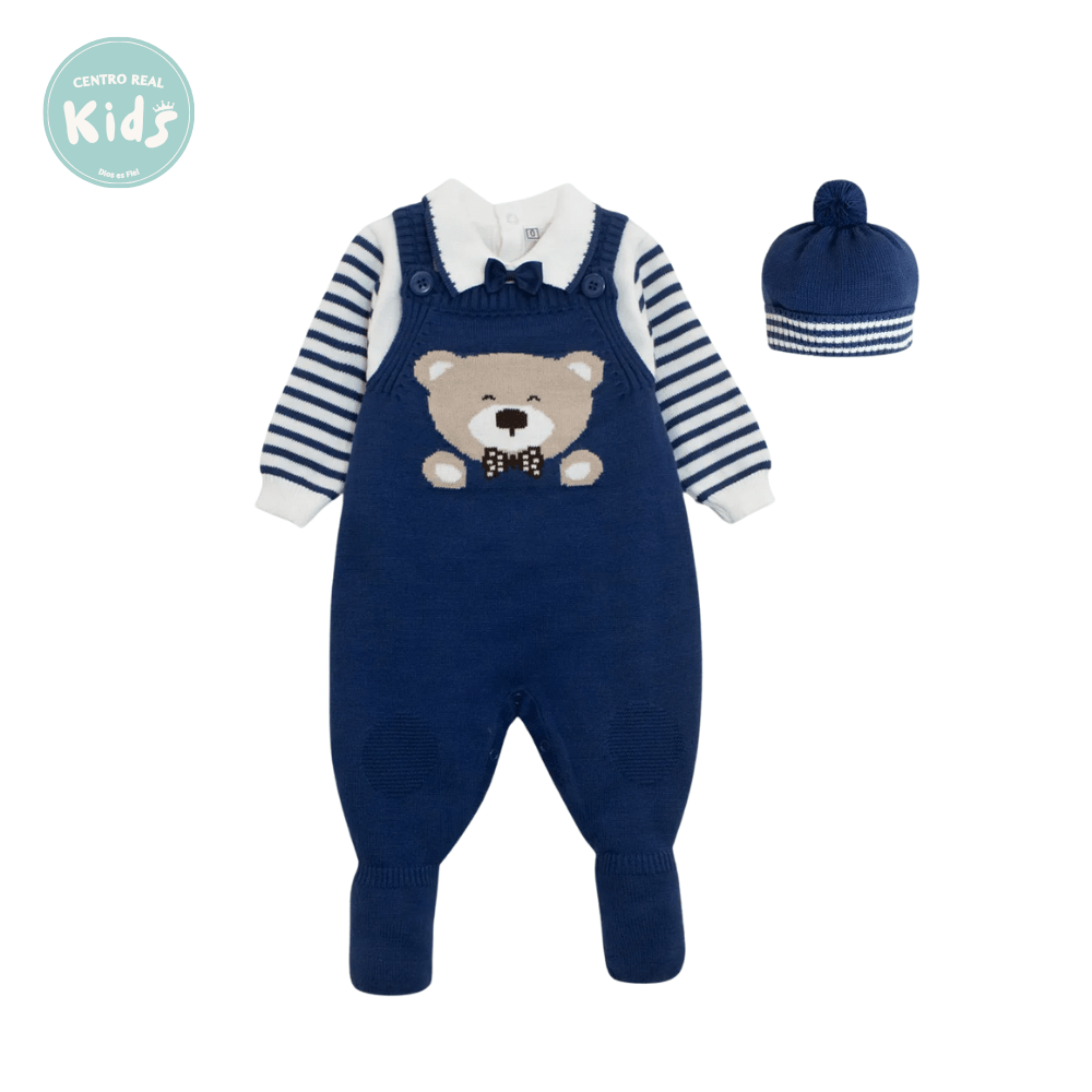 CONJUNTO OVEROL OSITO HILO TACTO KUKULI M1293 | Centro Real KIDS | Tu ...