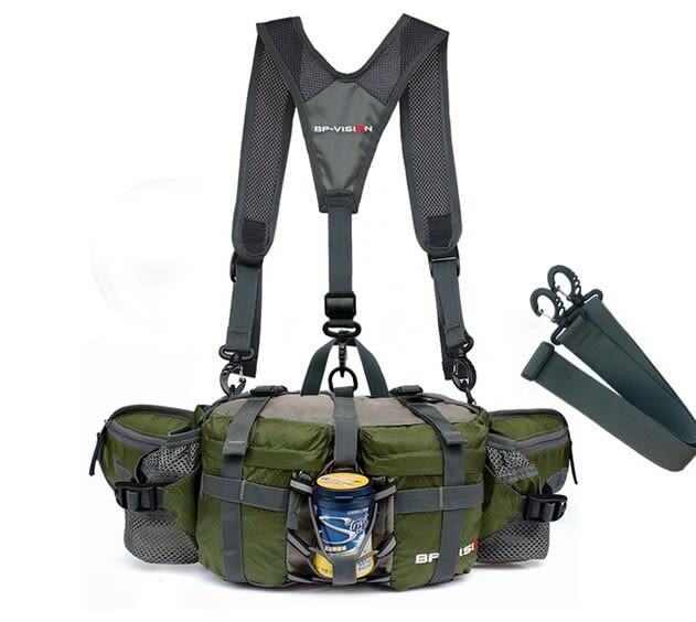 Banano, Riñonera Resistente al agua verde musgo | Onaflyfishing