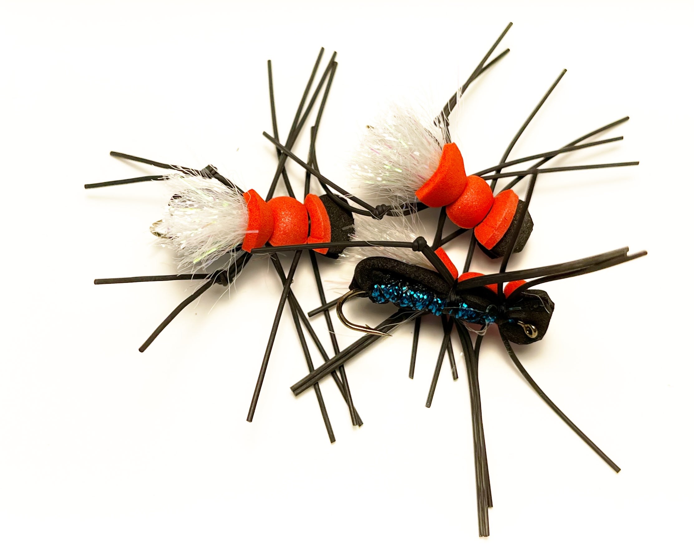 Fat Albert Negro/Rojo/Blanco/Guata Azul | Onaflyfishing