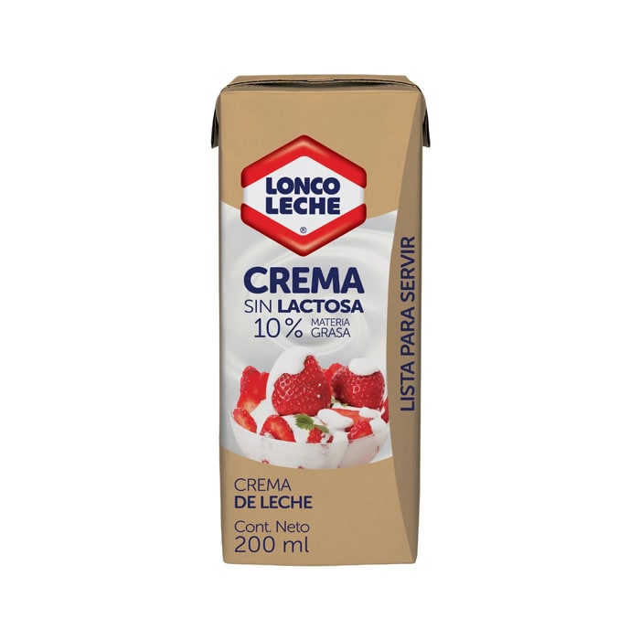 CREMA SIN LACTOSA 200cc | Don Nolo Tienda