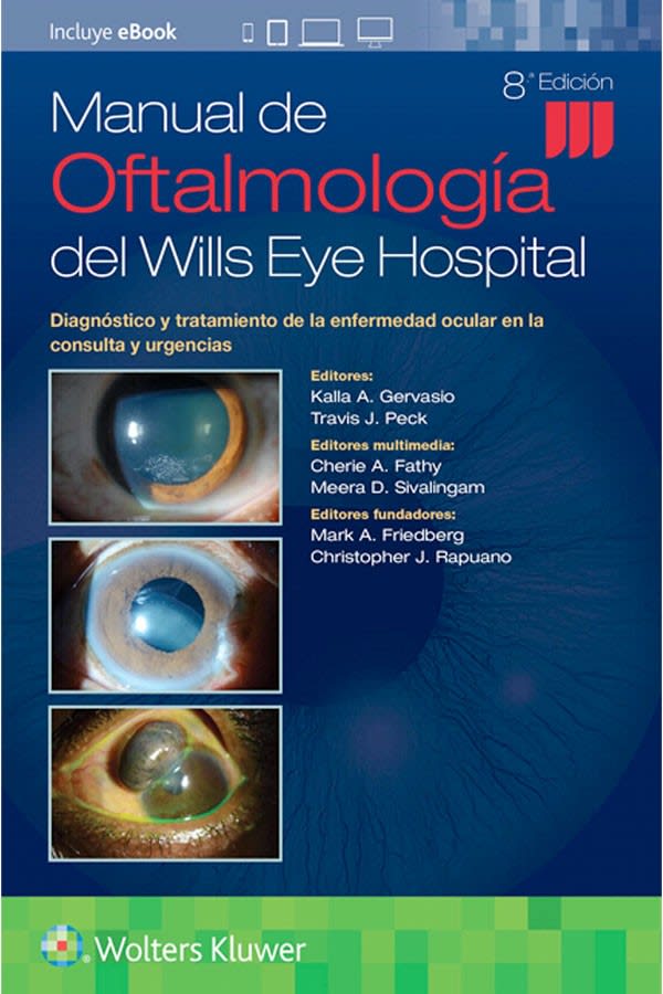 Gervasio Manual De Oftalmologia 8Ed. Wills Eye Hospital | Librería Alex ...