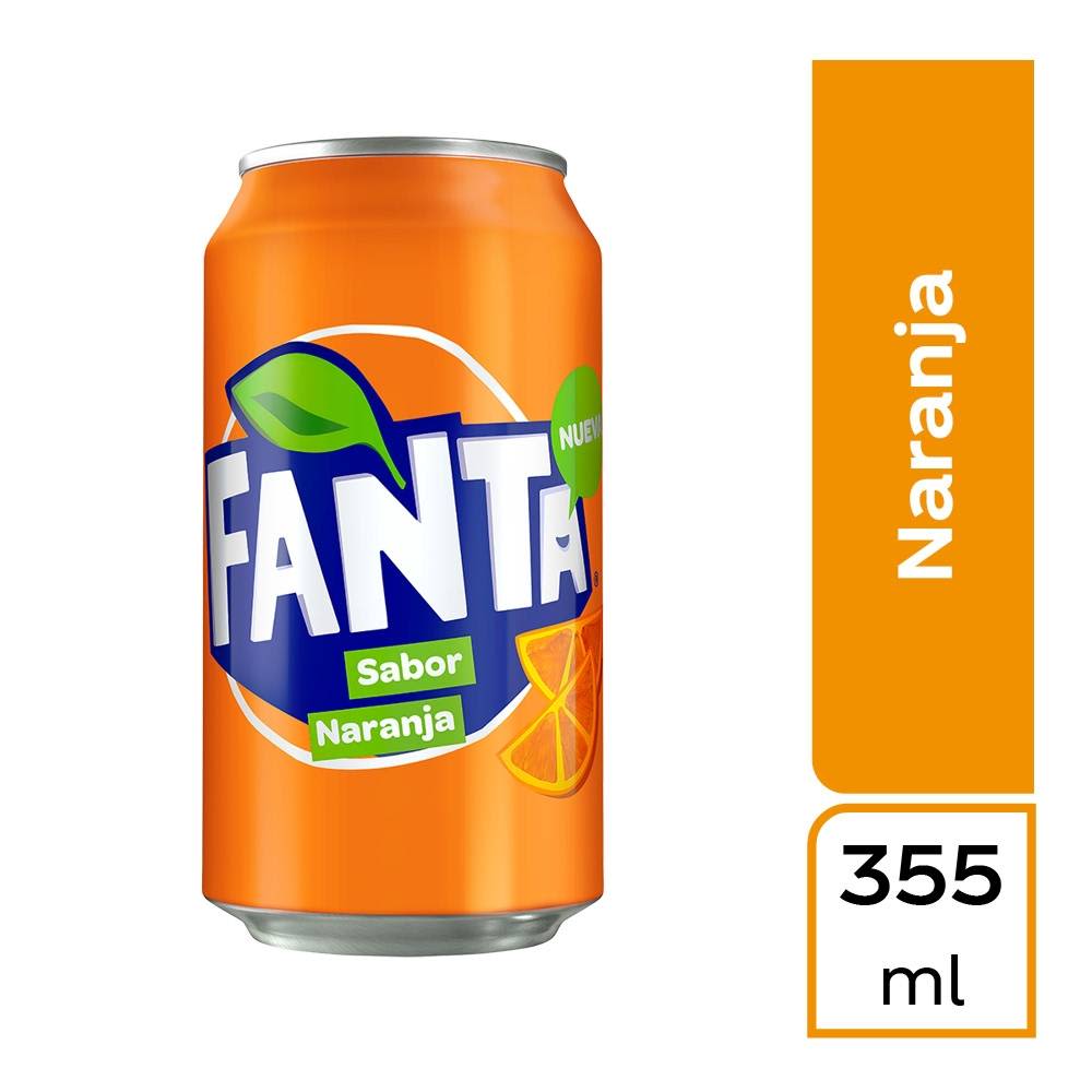 FANTA LATA 350 CC. | Distribuidora de bebidas y licores JR