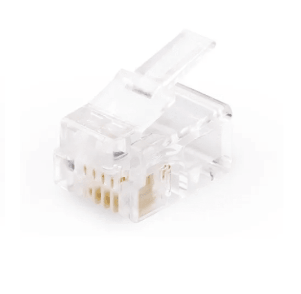 CONECTOR RJ11 MACHO BOLSA 50 UNID | KAPS Camaras de Seguridad Redes ...