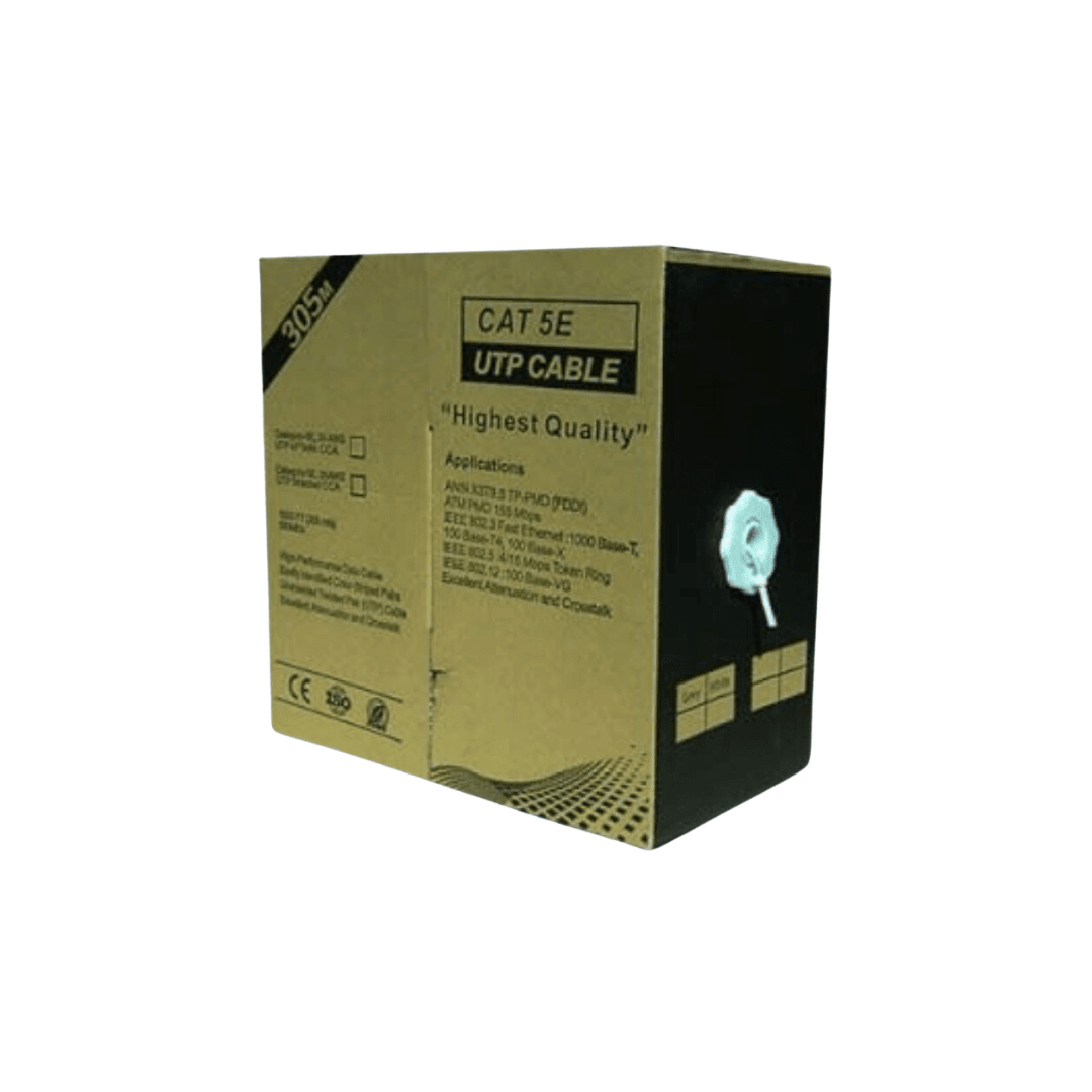 CABLE UTP CAT5e INTERIOR MULTIFILAR CCA 26AWG 305MTS | KAPS Camaras de ...