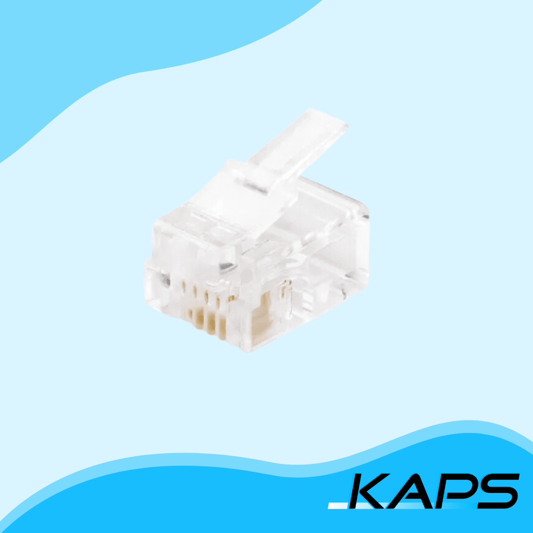 CONECTOR RJ11 MACHO BOLSA 50 UNID | KAPS Camaras de Seguridad Redes ...