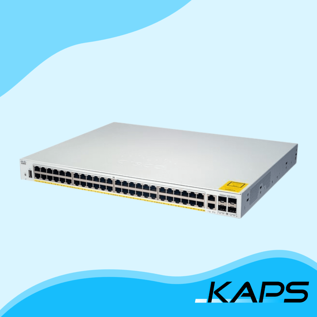 SWITCH CISCO Catalyst 1000 48port GE POE 4x1G SFP C1000-48P-4G-L | KAPS ...