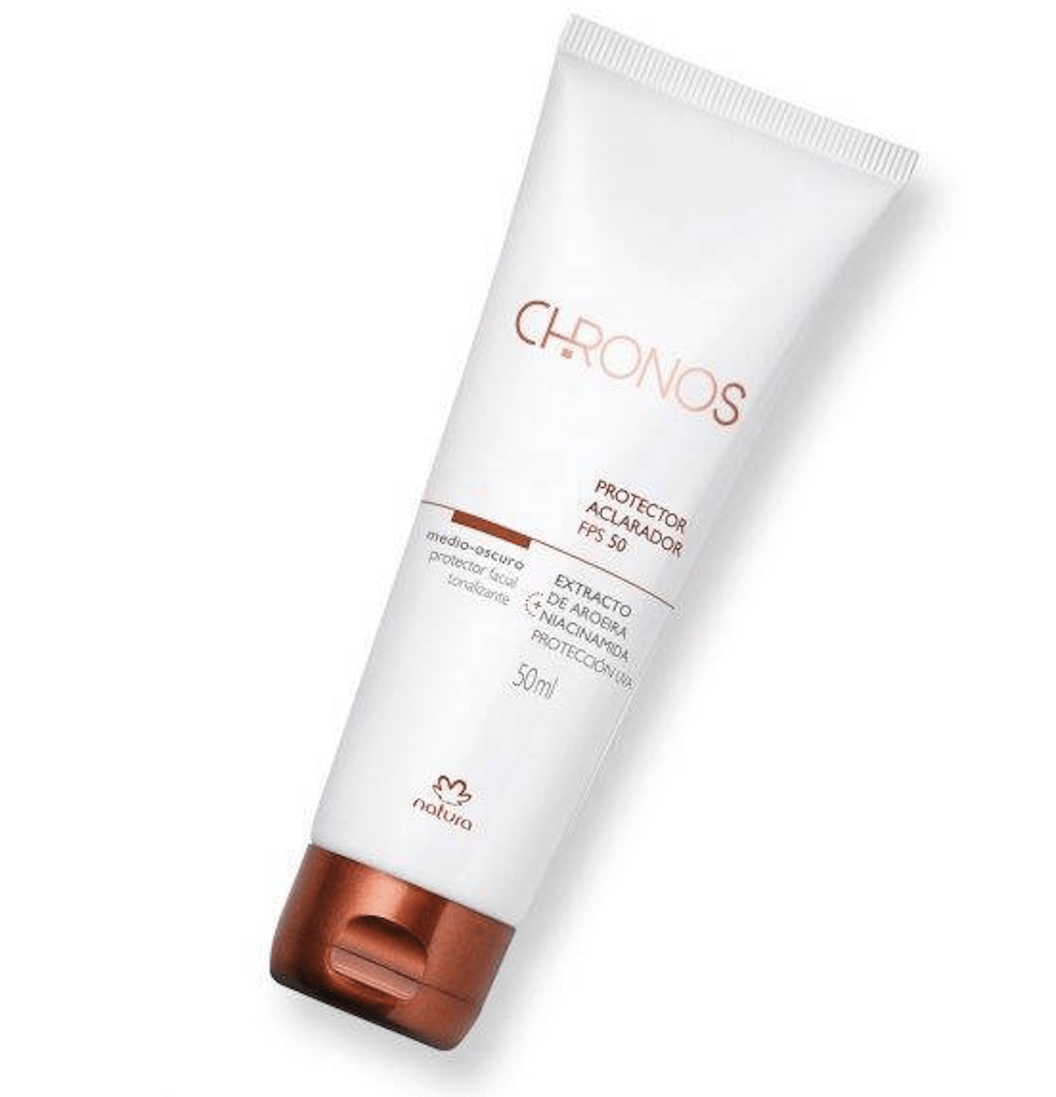 NATURA CHRONOS PROTECTOR ACLARADOR FPS 50 | Perfumería Caricia