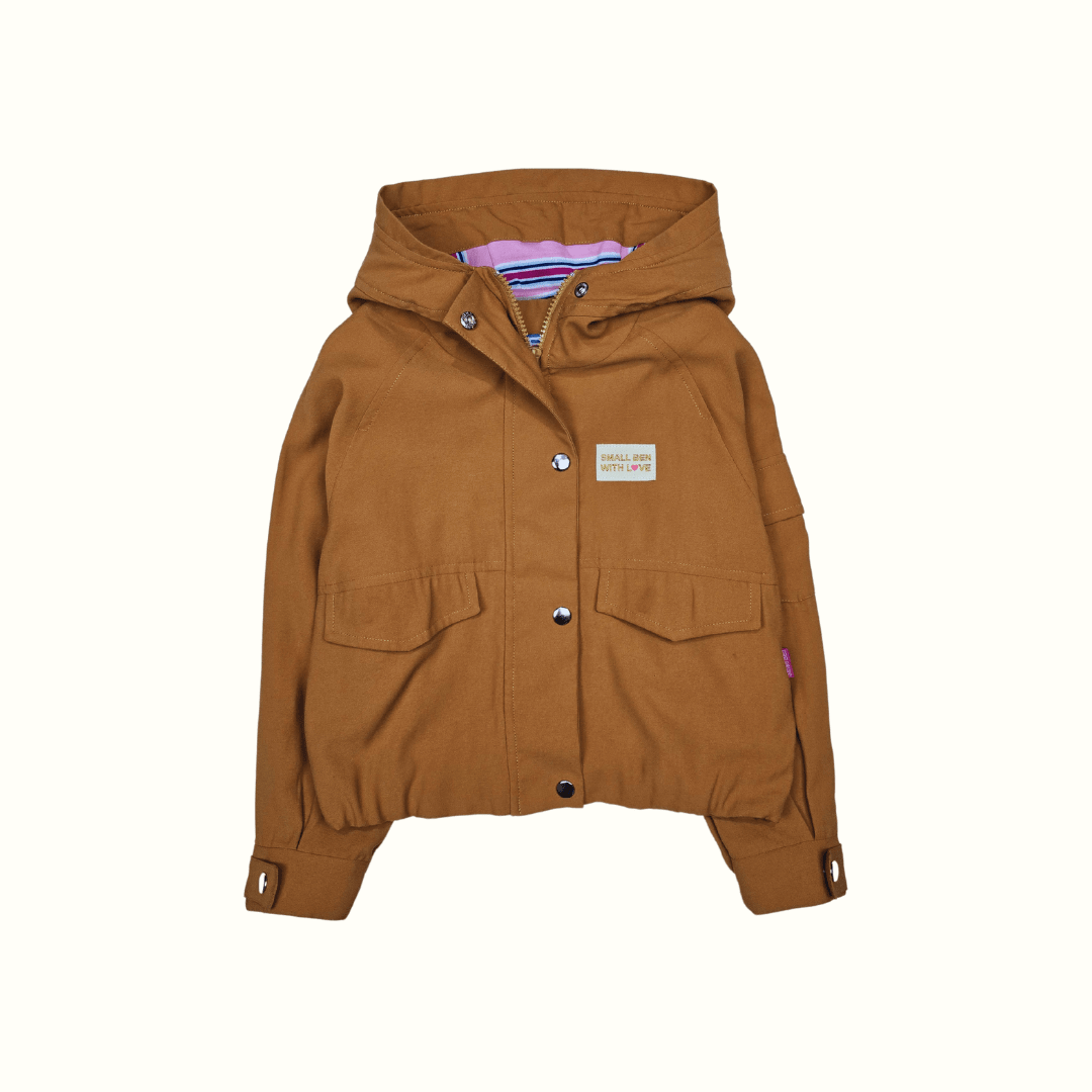 Casaca Drill Pia Camell | Small Ben | Tienda de Ropa para Niños y Niñas