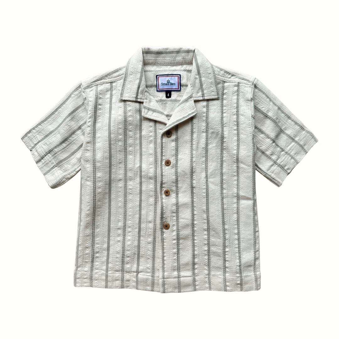 Camisa Santi Verde | Small Ben | Tienda de Ropa para Niños y Niñas