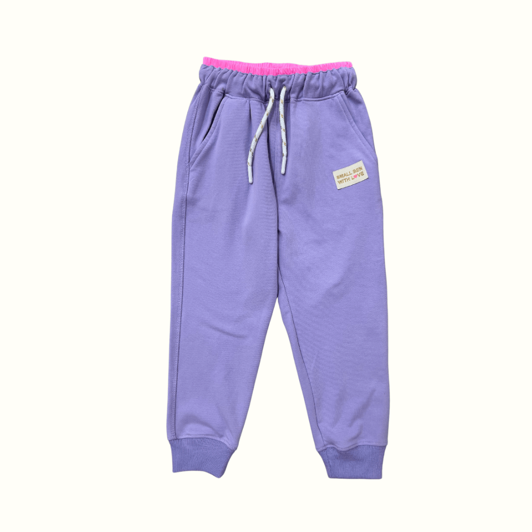 Jogger Block Lila | Small Ben | Tienda de Ropa para Niños y Niñas
