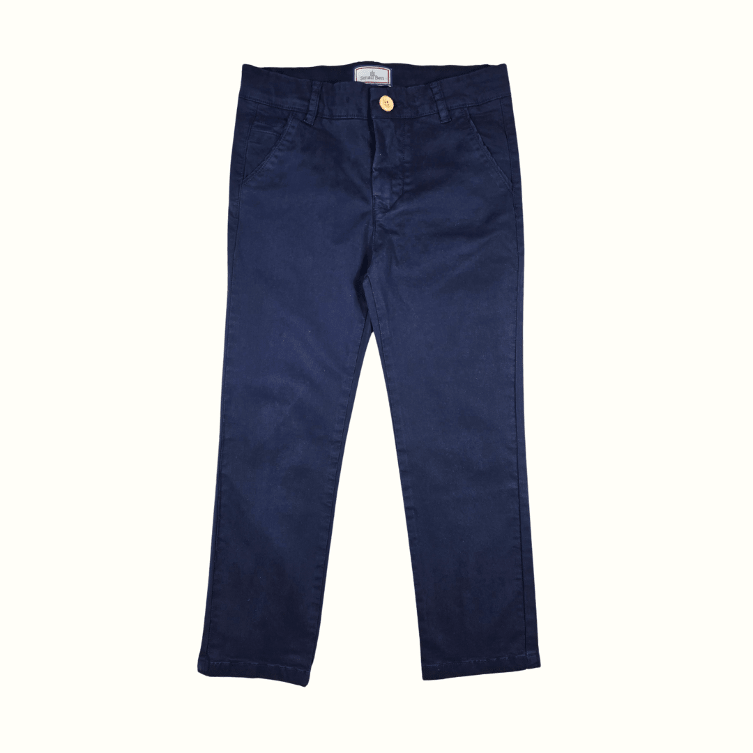 Pantalon Drill Emilio Azul | Small Ben | Tienda de Ropa para Niños y Niñas
