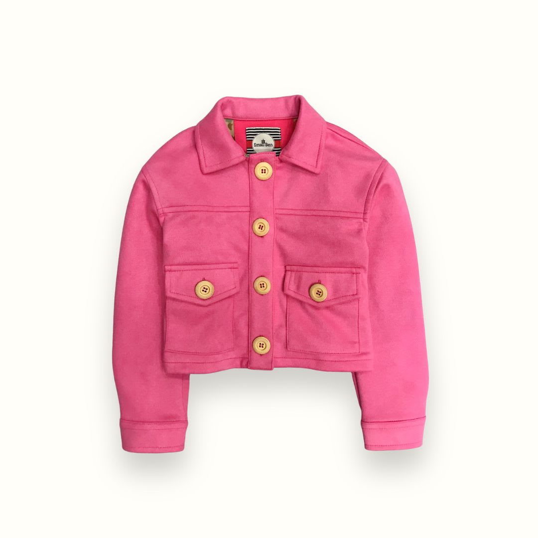 Casaca Floral Rosa | Small Ben | Tienda de Ropa para Niños y Niñas