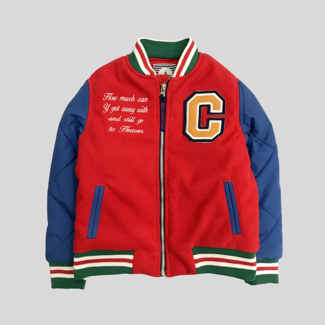 Casaca Bomber Rojo | Small Ben | Tienda de Ropa para Niños y Niñas