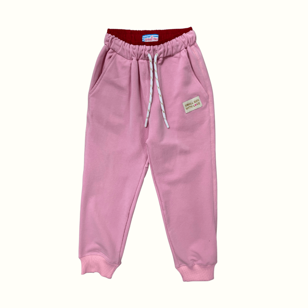 Jogger Block Rosado | Small Ben | Tienda de Ropa para Niños y Niñas